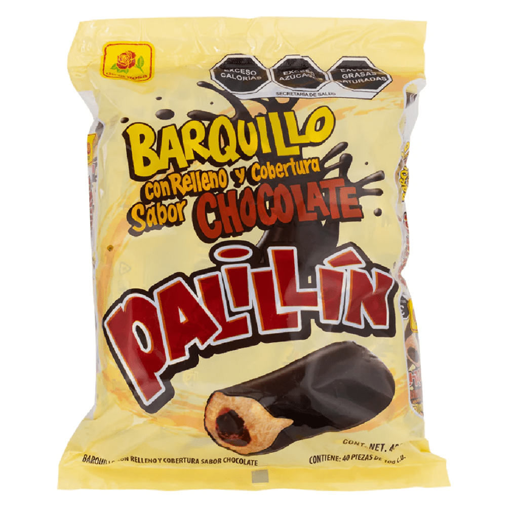 Palillín Chocolate con Relleno 40 piezas 10g c/u – Mundo Fiesta